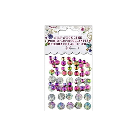 1212-94 DARICE SELF STICK GEMS ROUND ASTD AB HOLOGRAPHIC - Walmart.ca