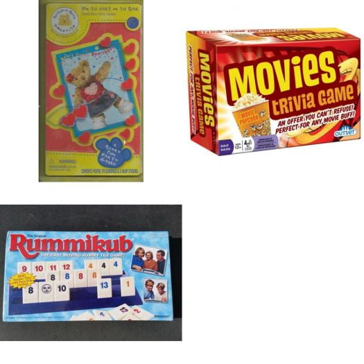 Assorted Board Games 4 Pack Bundle: Build-A-Bear Workshop Pin the Heart ...