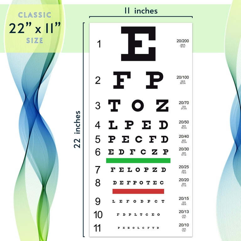 Printable Snellen Chart Actual Size