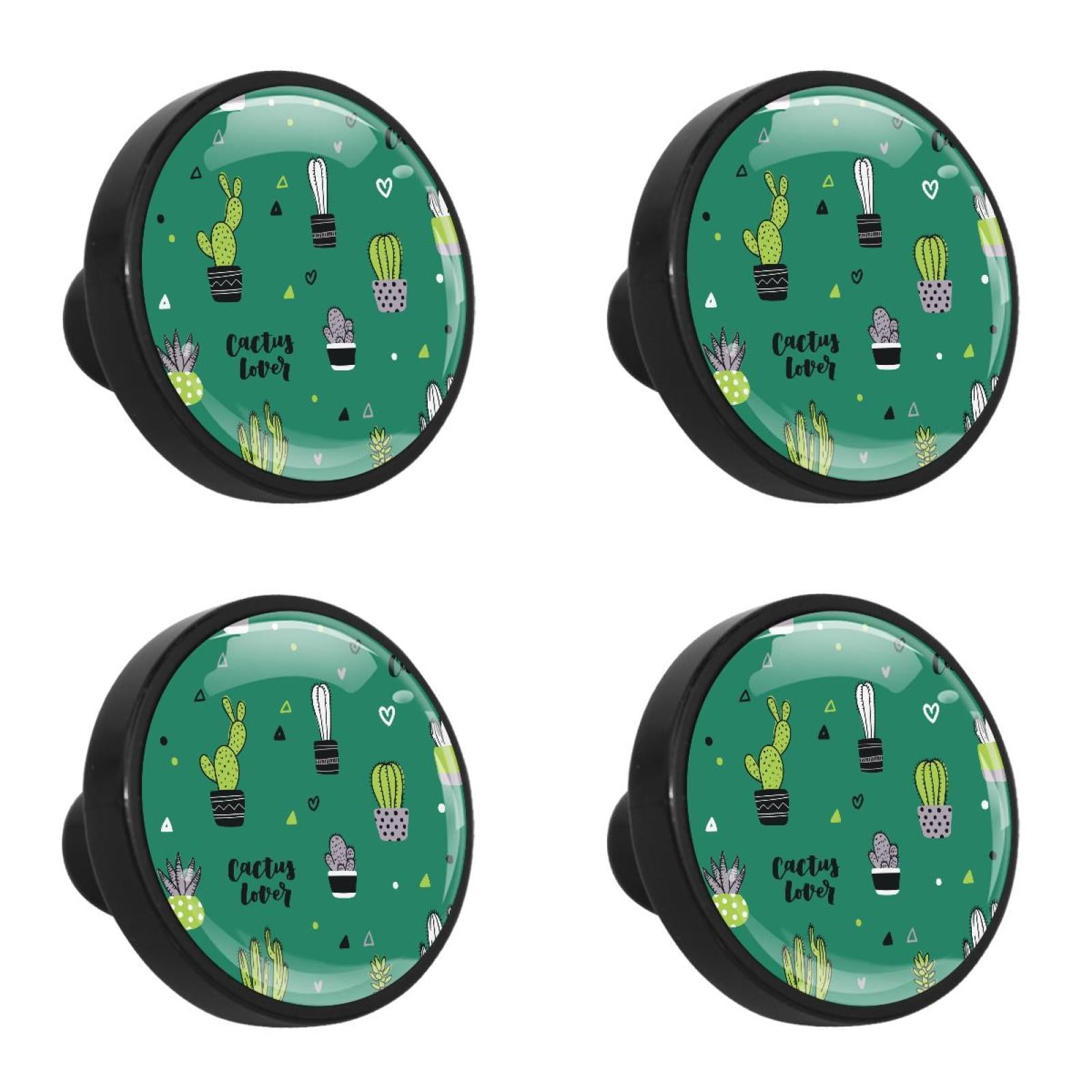4 Pcs Cactus Knobs for Kitchen Cabinet Cupboard Dresser Bookcase Drawer ...