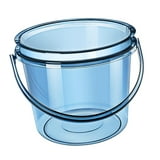 Miulika Water Bucket with Handle, Leakproof, Durable PETG, Transparent ...
