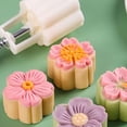 Embossed Dessert Embossing Plastic Mold 4-Piece Press Mold Set ...