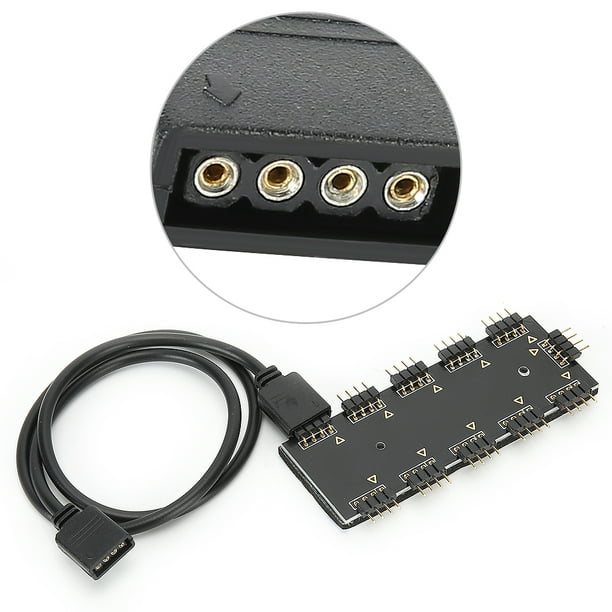 RGB Hub Controller,RGB Hub Controller 1‑10 CPU Cooling HUB Controller ...