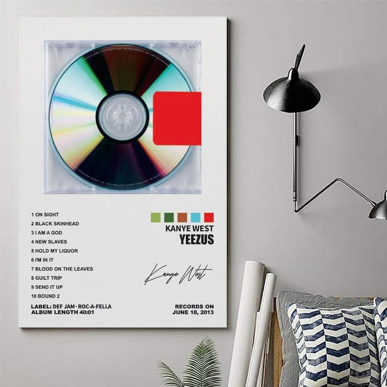 Yeezus Album Cover Art YEEZUS Kanye West Cover Art 12x12” Acrylic