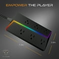 Titan 6-Outlet Surge Protector with LED Lights, 8ft. Extension Cord ...
