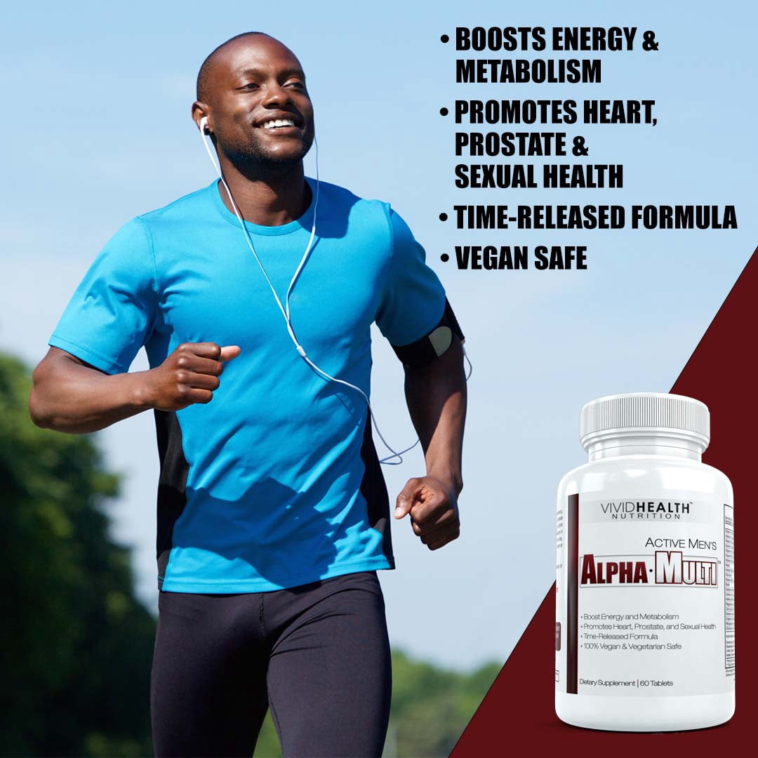 Active Men’s Alpha Multi Complete Multivitamins for Men, 60 Tabs