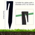 60pcs Ground Screws for Robotic Lawn Mowers Boundary Wire Stakes ...
