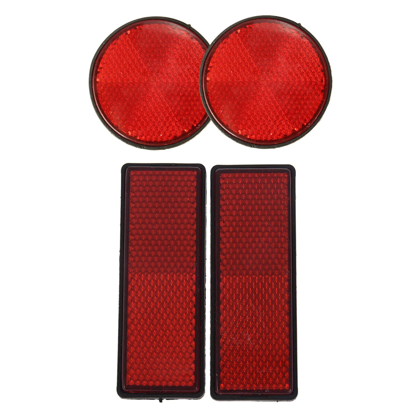 Click here for Unbranded 4 Pcs Red Reflectors Universal For Motor... prices