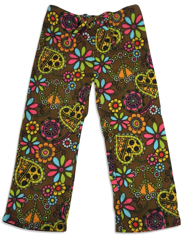 Bee Posh Girls Cozy Fleece Pajama Lounge Sleep Pant 25514-X-Small ...