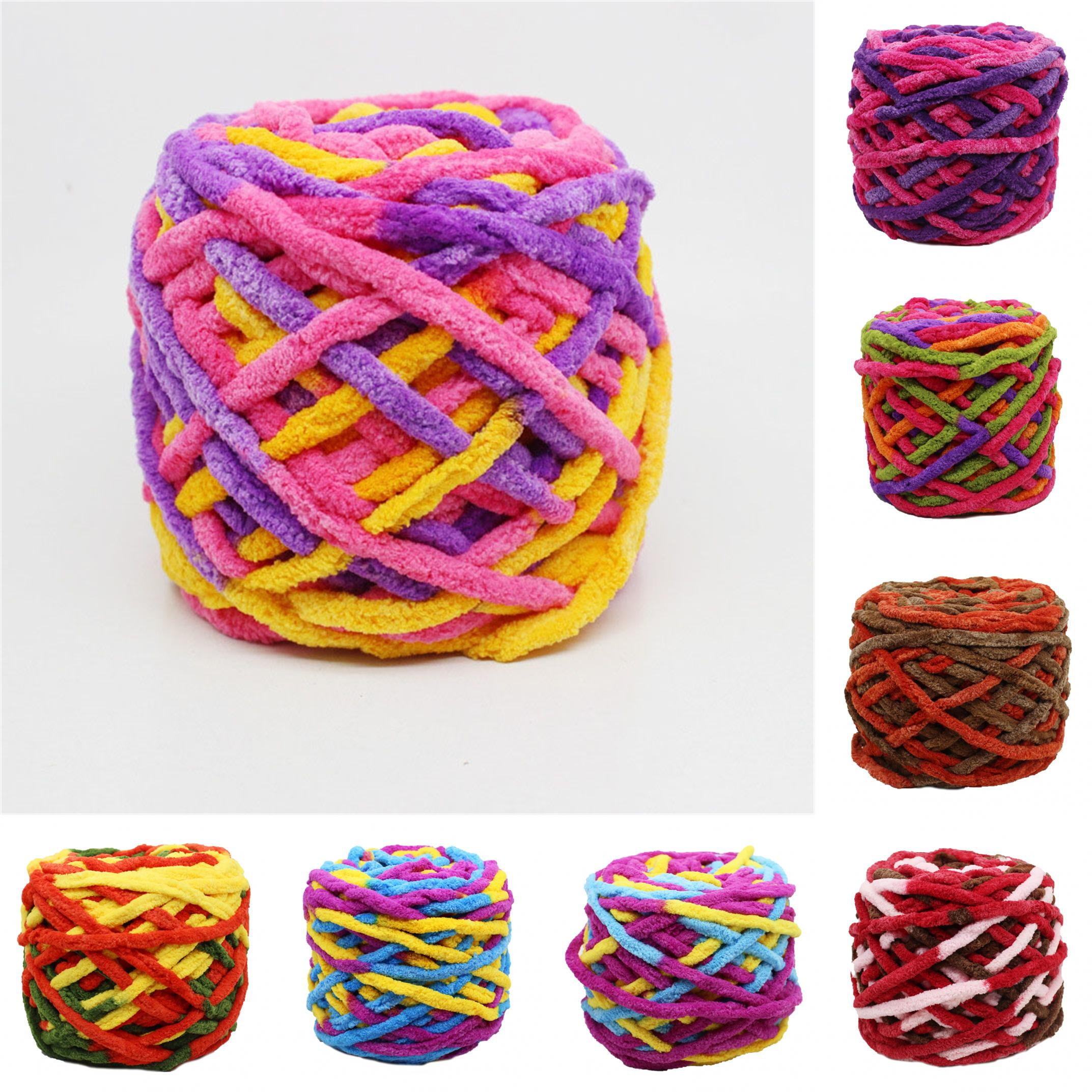 Shenmeida 1 Roll 32M Yarn Wide Usage Polyester Yarn for Knitting Touch ...