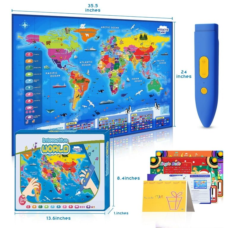 Interactive Talking World Map