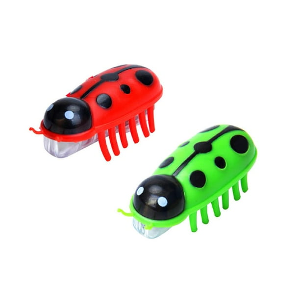 2 Pieces Mini Beetle Electric Insect Cat Obstacle Automatic Dog Mouse ...