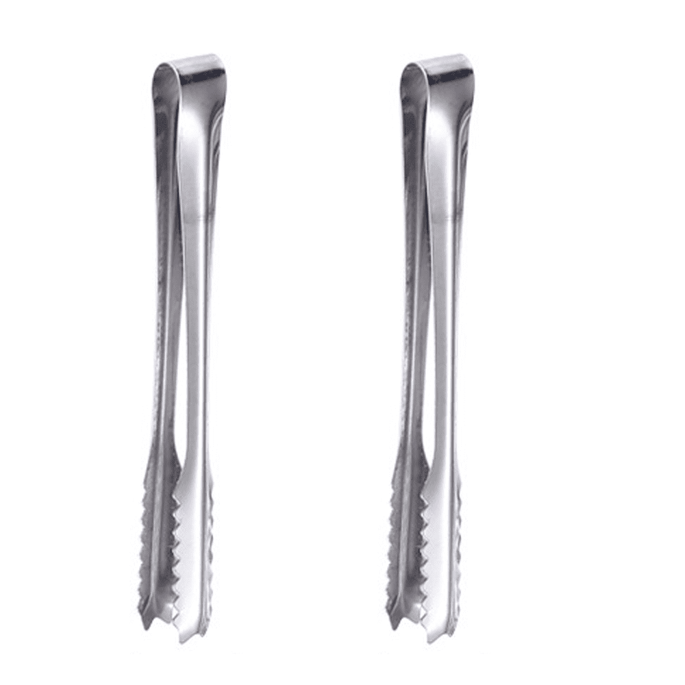 Stainless SteelIce Tongs for Ice Bucket Ice Cube Serving Tongs with ...