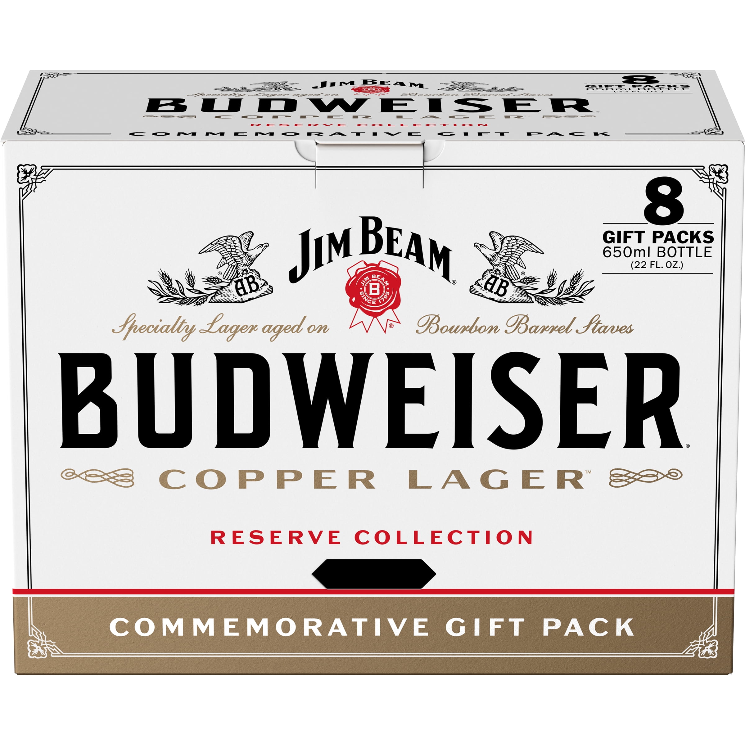 Budweiser Copper Lager Reserve Collection Commemorative Gift Pack, 8 ...