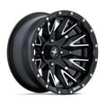 MSA M49 Creed 16" Wheels/Rims Matte Black/Machined Honda Rincon Yamaha ...