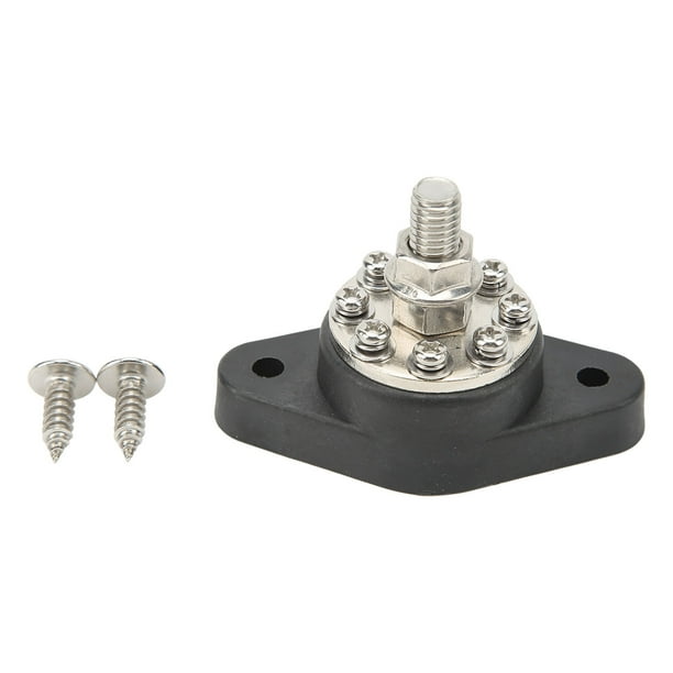 Battery Junction Post Bus Bar Kit, Single Stud 3/8in M10 Power ...