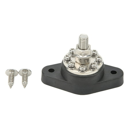 Battery Junction Post Bus Bar Kit, Single Stud 3/8in M10 Power ...