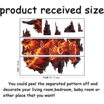 Dragon 3D Wall Sticker 3D Wall Decals Peel and Stick Vinyl Art Decor 3D ...