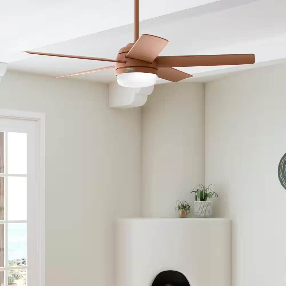 Restored Hunter Fan 52 inch Casual Terracotta Indoor Ceiling Fan with ...