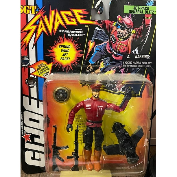 GI Joe Sgt. Savage and His Screaming Eagles Jet-Pack General Blitz 4 ...