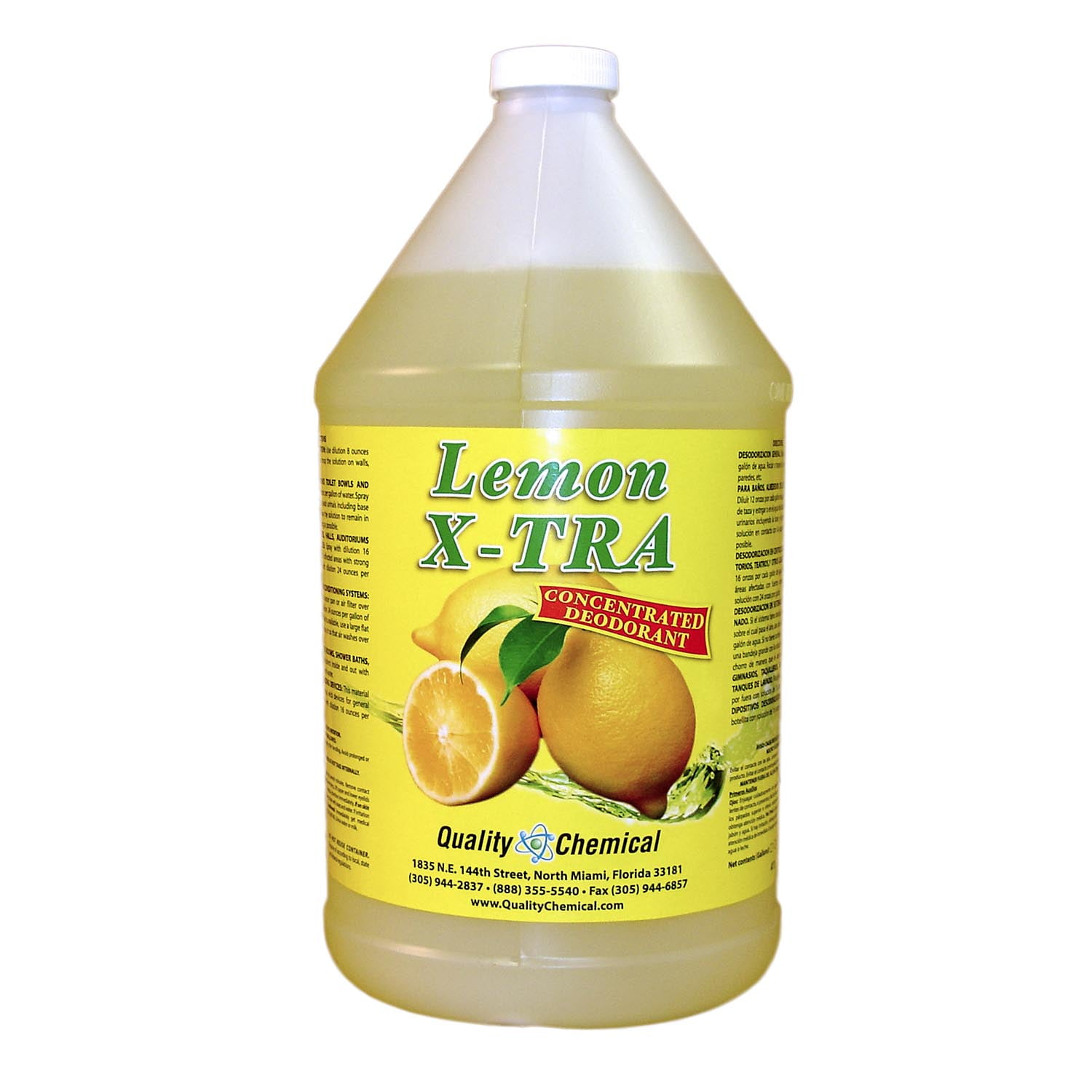 Lemon X-tra concentrated deodorizer - pleasant lemon scent. - 1 gallon ...