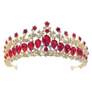 Fresh Romance Red Roses Tiara Crown - Walmart.com