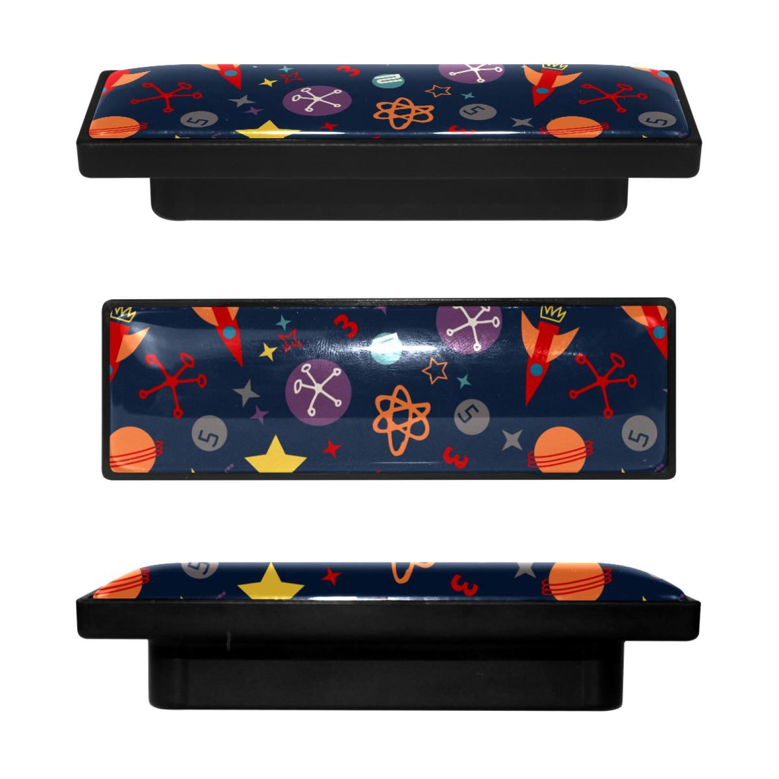 4 Pcs Rectangle Cabinet Handle Cupboard Knob Drawer Pulls Handle Outer ...