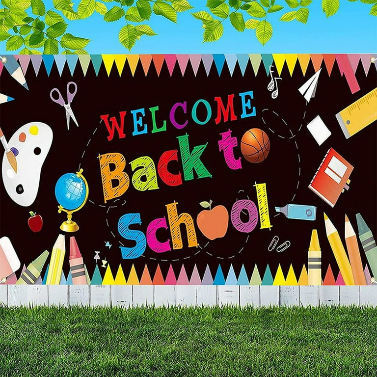 Welcome Back To School Banner Ideas