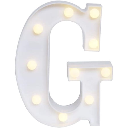 Lishi LED Letter Lights Alphabet, Led Decoration for Birthday Party Bar ...