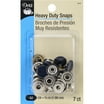 Dritz Heavy Duty Snaps Size 24 Black 7pc - Walmart.com
