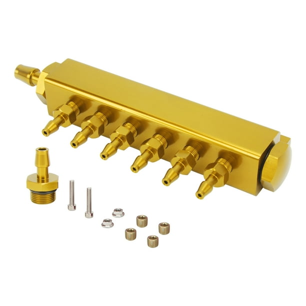 Fuel Gas Wastegate Vacuum Manifold,6 Port Vacuum Block Port Vacuum ...