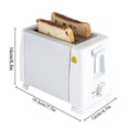 BIMZUC 2 Slice Toaster, Stainless Steel Smart Bread Toaster with 6 ...
