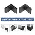 Uxcell Furniture Covers Angle Caps, L Shaped 1.34''x1.34''x0.12'' Table ...