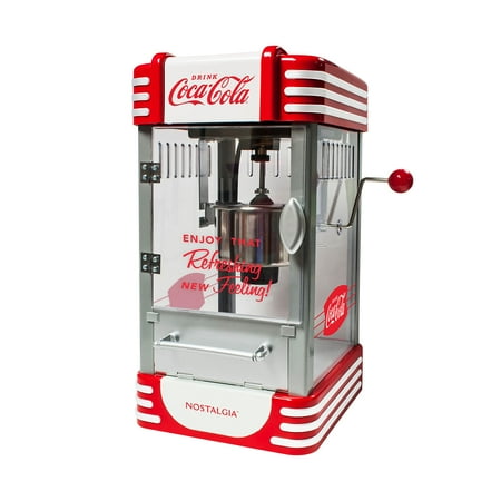 coca-cola 25 Oz Kettle Popcorn Maker, Makes 10 cups, Retro classic ...