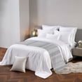 Abstract Gray Bed Runner Twin Size Rustic Farmhouse Minimalist Grey ...