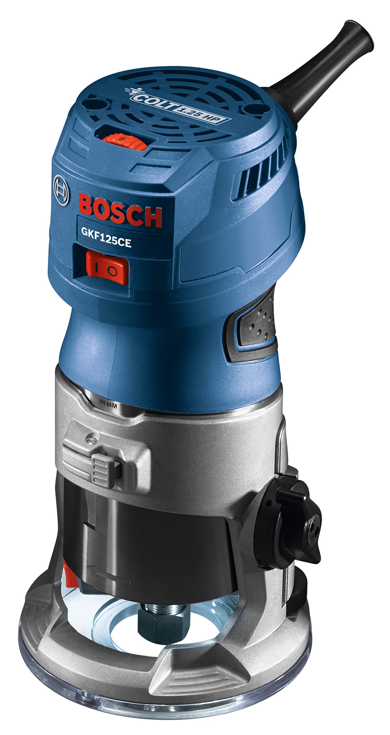 Herramienta fresadora Palm BOSCH GKF125CEN de 1,25 HP de velocidad ...