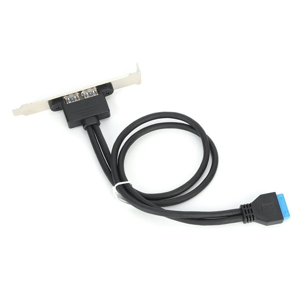 Powered Usb Cable, Motherboard 19 Pin To Dual Port A Female Extensio ...