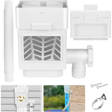 Rain Barrel Diverter Parts for 2x3, 3x4 and Round Downspouts (Diverter ...