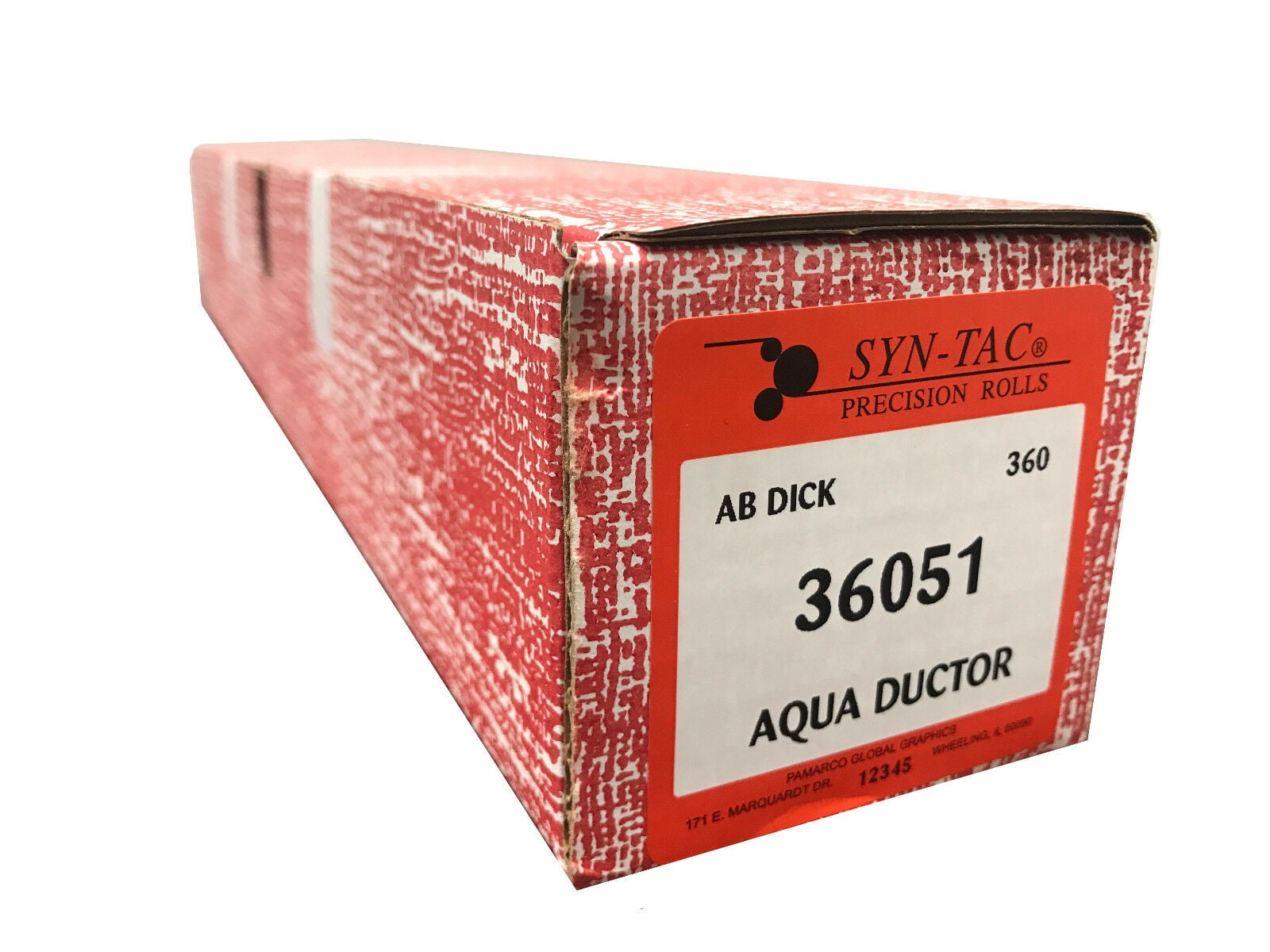 AB DICK 360 8800 SYNTAC Aqua Ductor Chrome Rubber Roller 76631 Offset ...