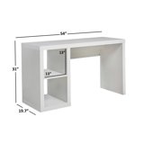 Better Homes & Gardens Cube Storage Office Desk, White - Walmart.com