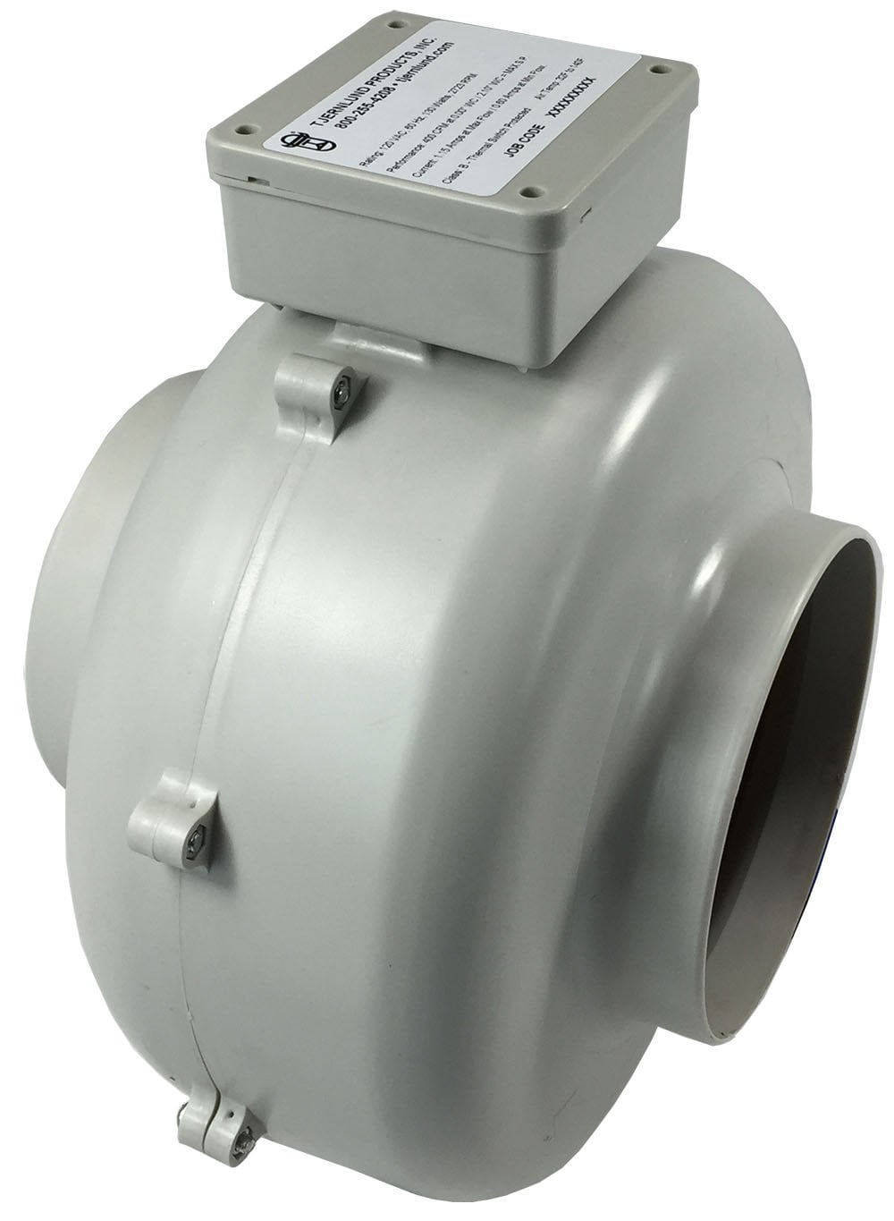 Tjernlund P-4 Plastic High Pressure in-Line Duct Booster Fan, 4 ...