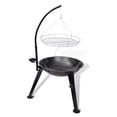 vidaXL BBQ Stand Charcoal Barbecue Hang Round - Walmart.com