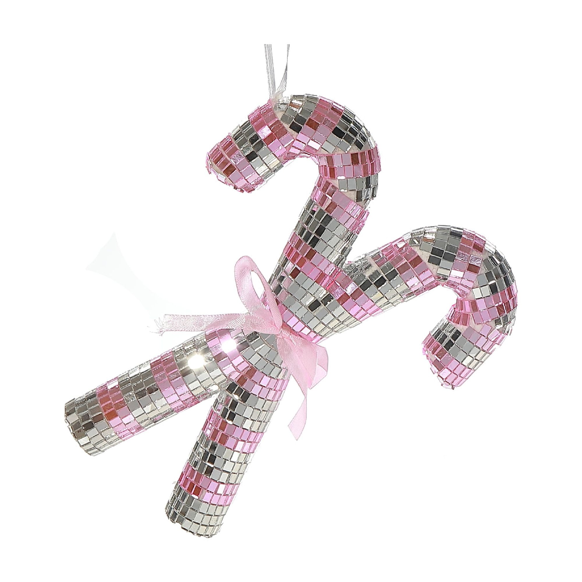 Click here for Ih Casadécor Sparkly Glass Double Candy Cane Ornam... prices