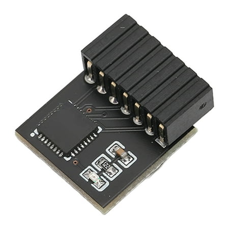TPM SPI Module, Portable TPM 2.0 Module Black PCB Easy Operation ...