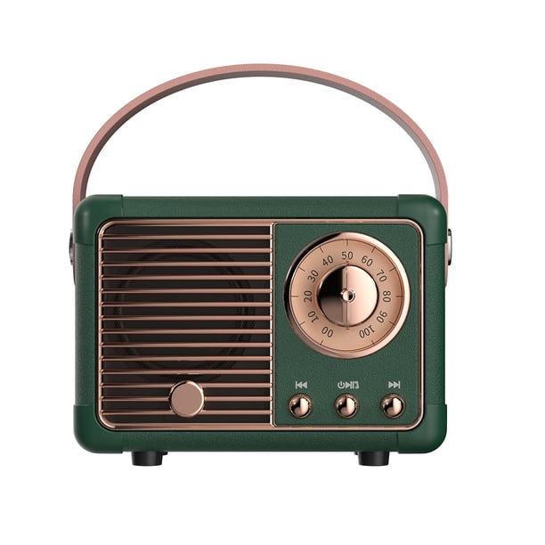 Altavoz Bluetooth inalámbrico retro creativo Mini subwoofer portátil ...