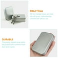 6Pcs Rectangular Spice Case Tinplate Sample Boxes for Small Objects ...