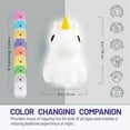 LumiPets Nursery LED Nightlight: Unicorn-Shaped Nightlight ...