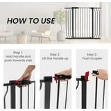 BalanceFrom Easy Walk-Thru Safety Gate for Doorways and Stairways with ...