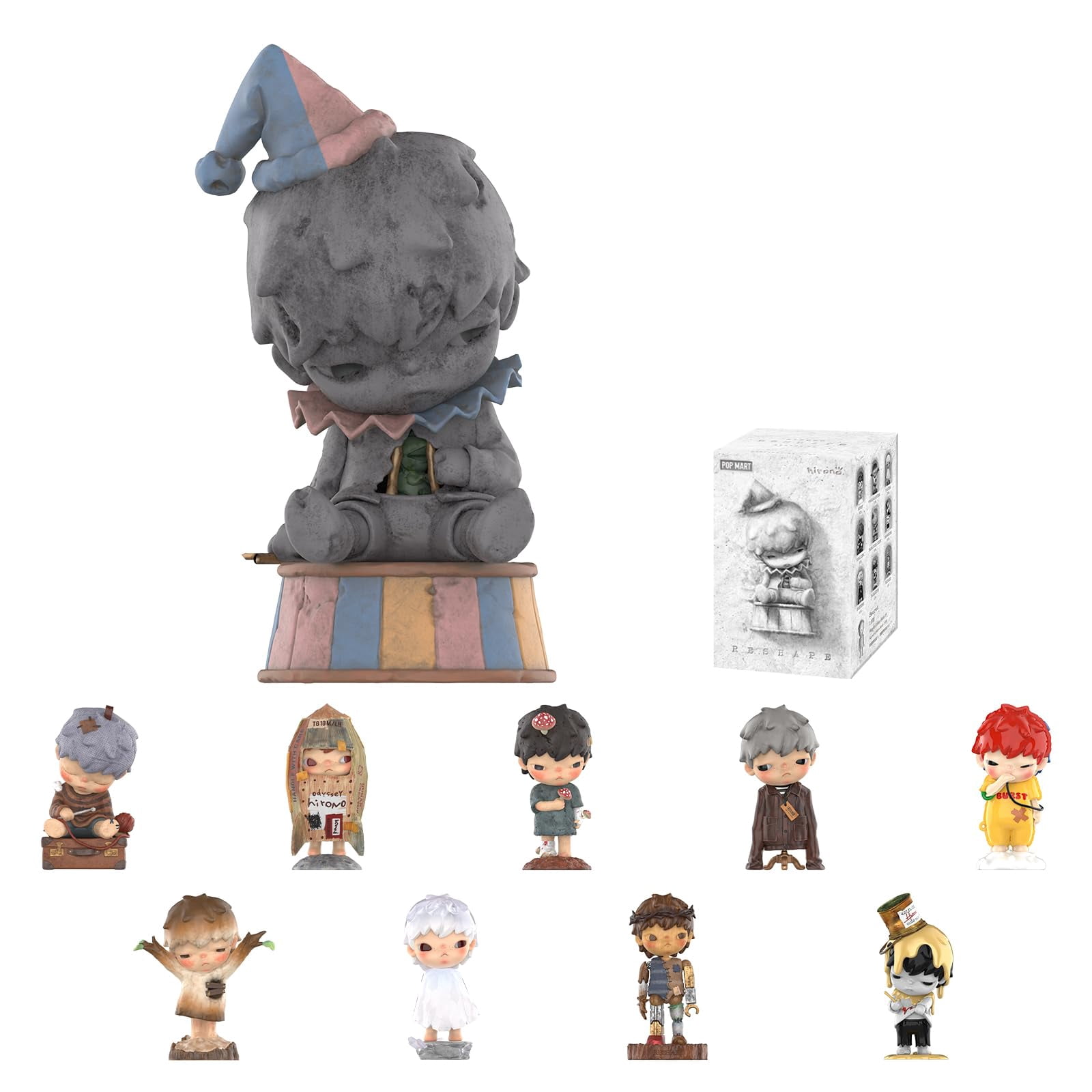 Figuras de acción de colección POP MART HIRONO Reshape Series | Bodega ...
