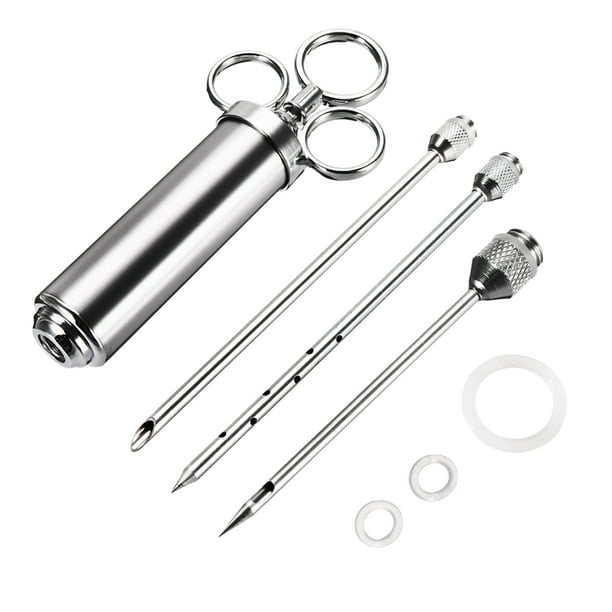 Stainless Steel Commercial Grade Meat Marinade Flavor Injector Kit with ...